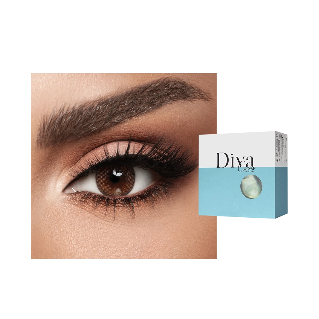 Buy Diva Cream Honey with Pure Hazel Contact Lens – Natural Look KSA ...